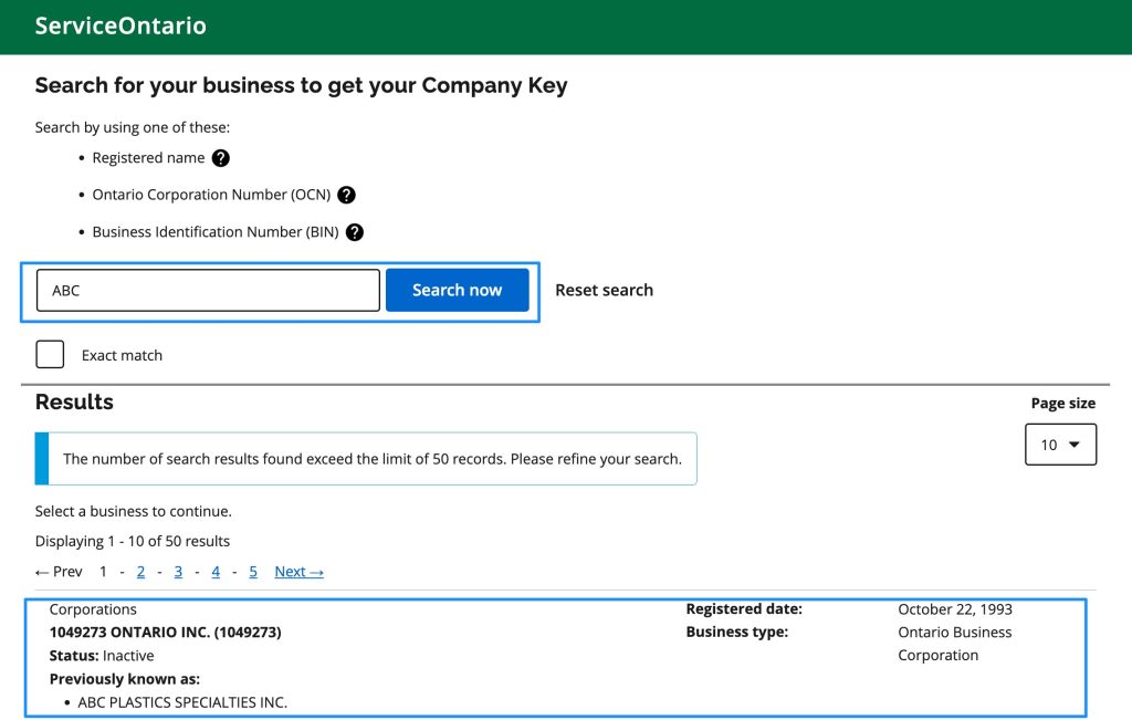 Guide to the Ontario Business Registry - K&P CPAs