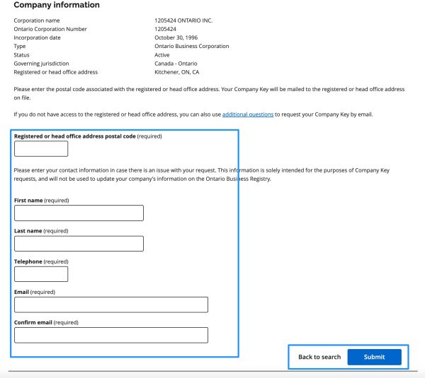 Guide to the Ontario Business Registry - K&P CPAs